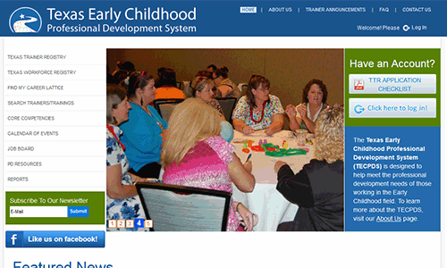 Texas Early Childhood Professional Development System